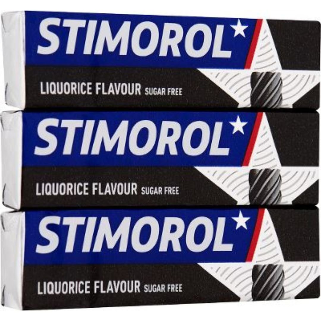 Stimorol Liquorice 3-pak 12 stk. - Tyggegummi - Slikboden ApS