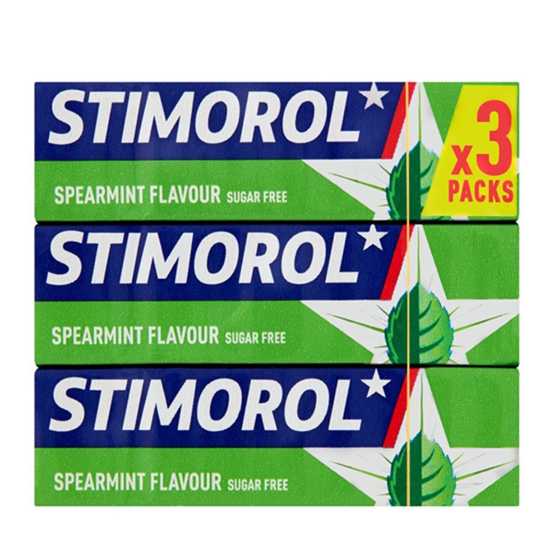 Stimorol Spearmint 3-pak 12 x 42 g - Tyggegummi - Slikboden ApS
